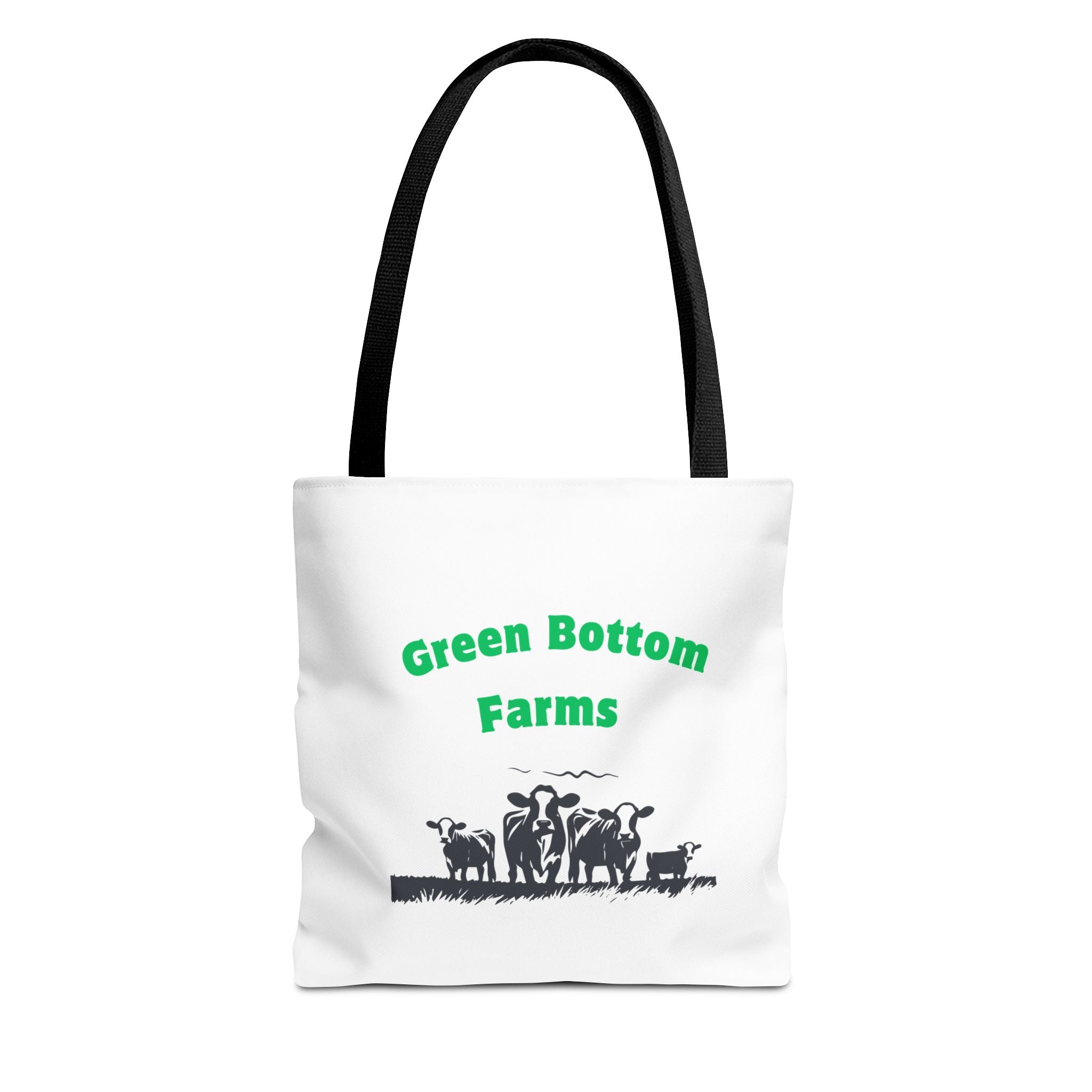 Farm-Themed Tote Bag, Eco-Friendly Shopping Bag, Green Bottom Farms, G